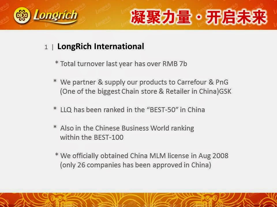 LONGRICH NIGERIA; PRODUCT CATALOGUE AND TESTIMONIES