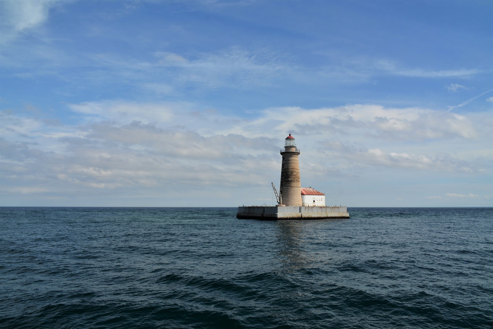 WC-LIGHTHOUSES: SPECTACLE REEF LIGHTHOUSE - LAKE HURON, MICHIGAN
