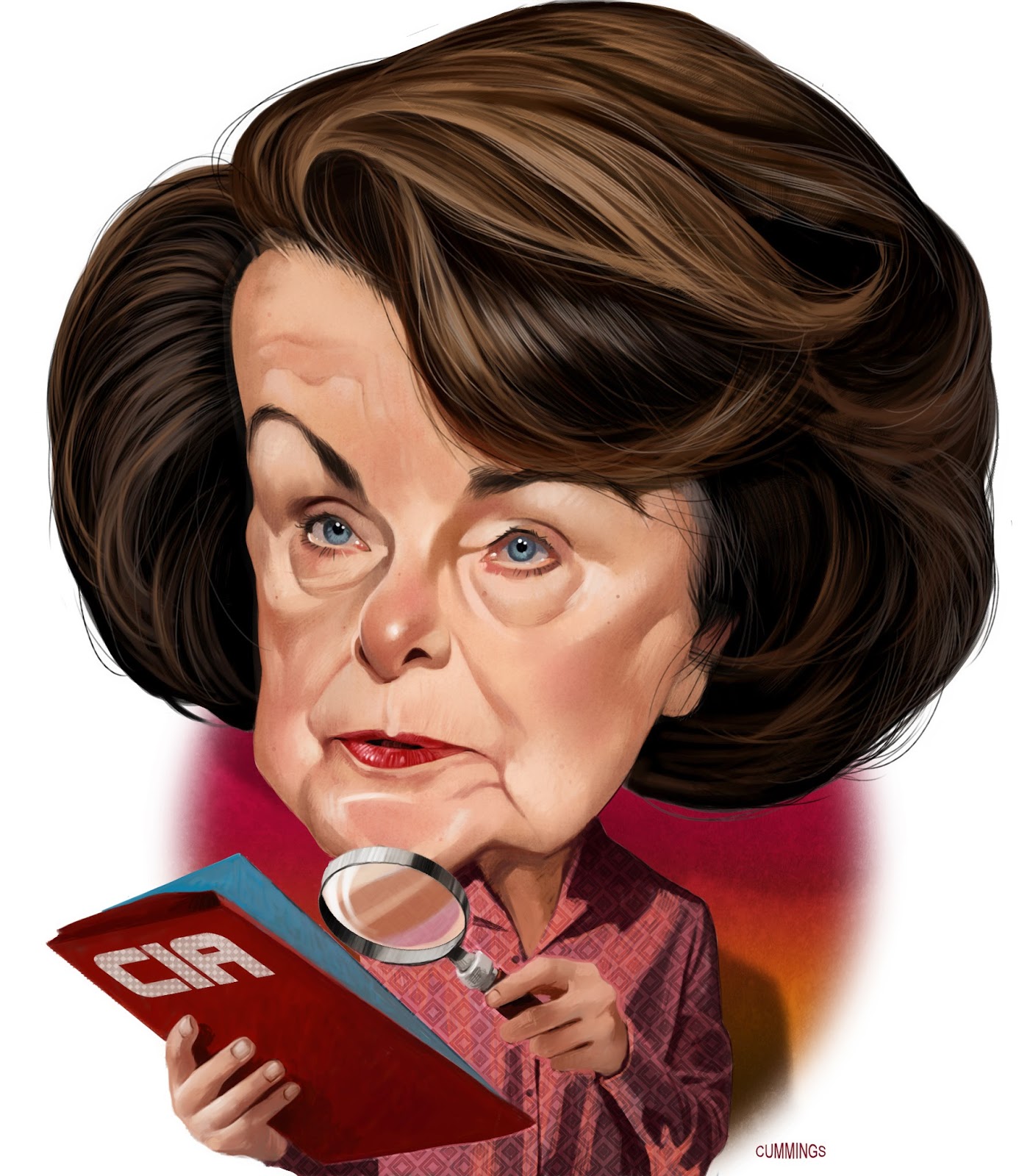 Joe Cummings Illustration: Dianne Feinstein