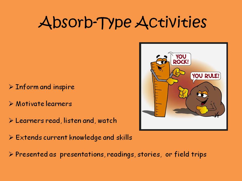 Some of this, a little of that . . .: Absorb-Type Activity