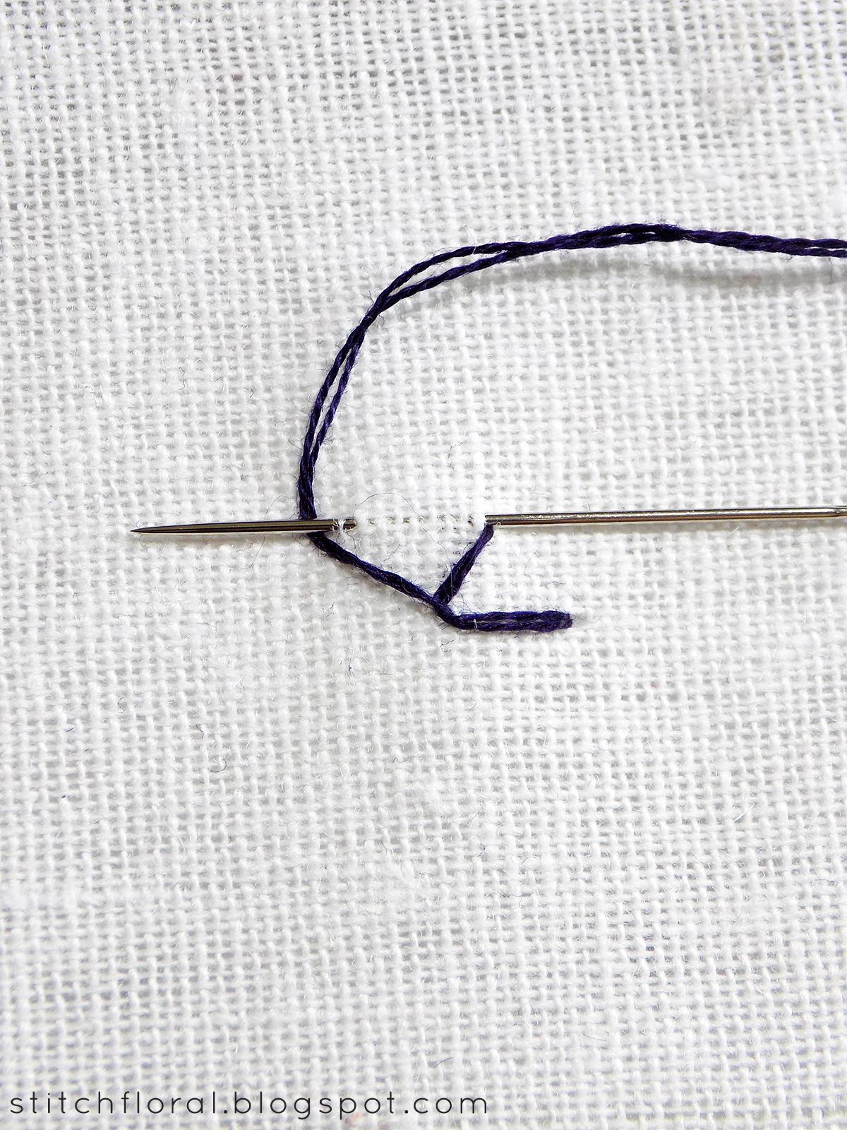 Double chain stitch tutorial - Stitch Floral