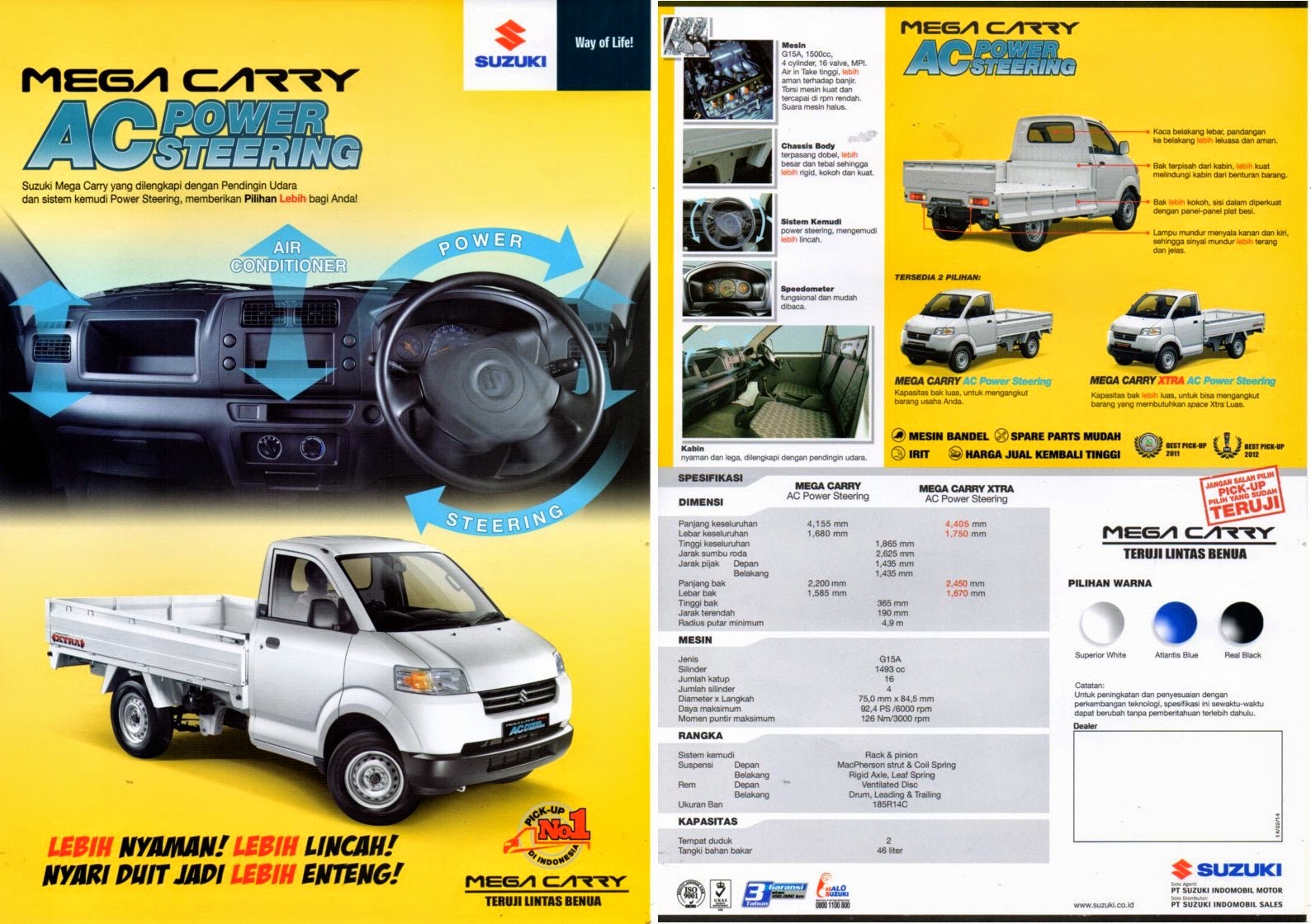 SUZUKI BALIKPAPAN - APV MEGA CARRY: BROCHURE