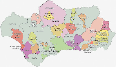 Andalucia Map Pictures and Information | Map of Spain Pictures and ...