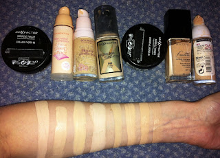 Makeup-Of-Mine: My Foundation Swatches and How to Choose a Foundation