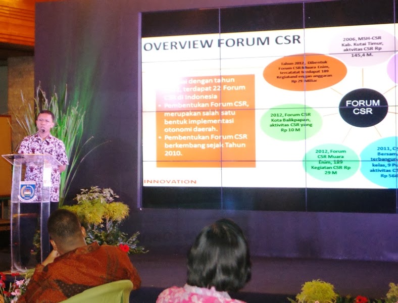 FORUM CSR; Sinergi Pemerintah dan Perusahaan Meningkatkan Kesejahteraan ...