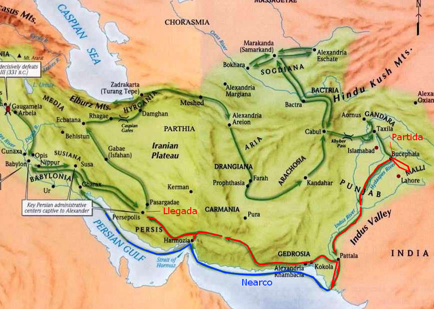OFICIAL MACEDONIO EN EL DESIERTO DE GEDROSIA