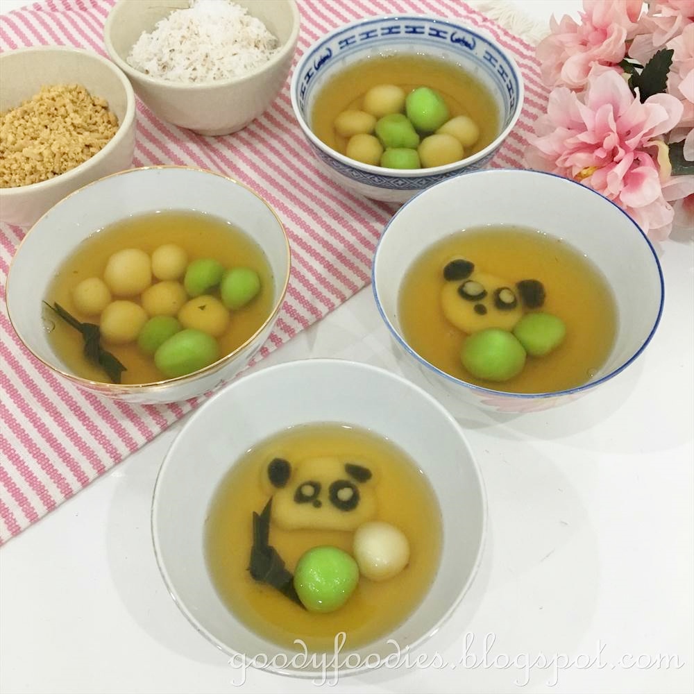GoodyFoodies: Recipe: Cute Homemade Panda Tang Yuan