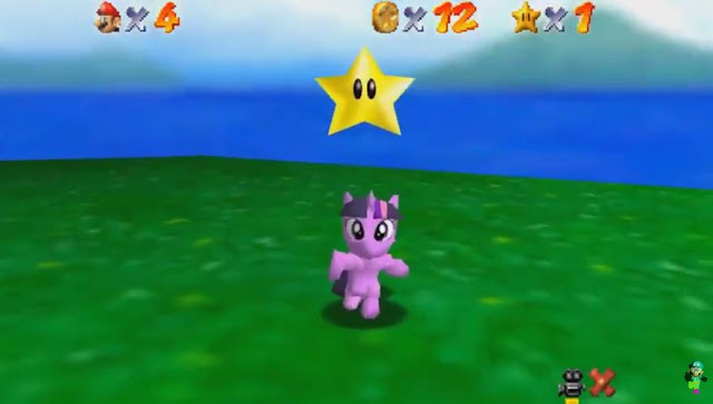 Equestria Daily - MLP Stuff!: Twilight Sparkle Super Mario 64 Mod