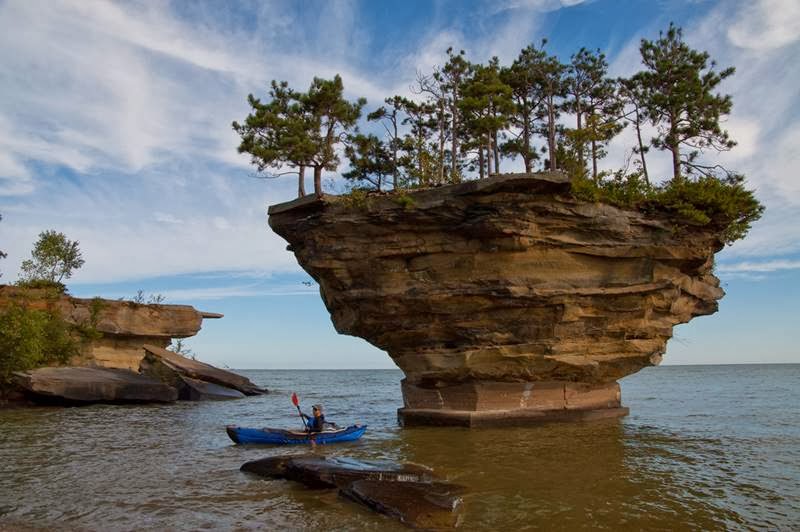 Duke World: Turnip Rock | Port Austin, Michigan USA