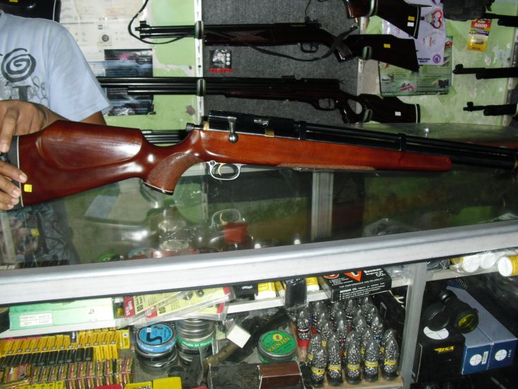 toko senapan angin: Senapan PCP tabung baja Model Moser baru