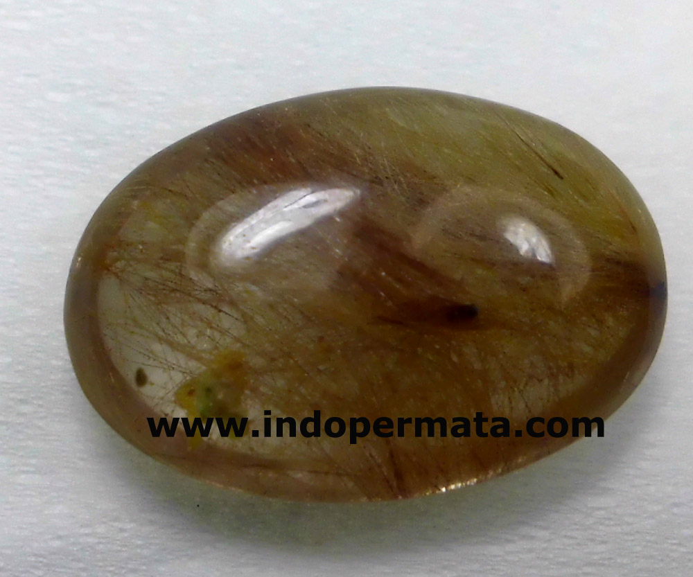 Natural Rutile Quartz-086 | Toko Batu Permata | Batu Permata Natural ...