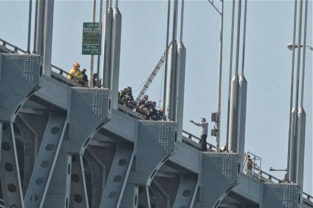 The Crisis Negotiator Blog: NYPD Police talk down suicidal man from bridge