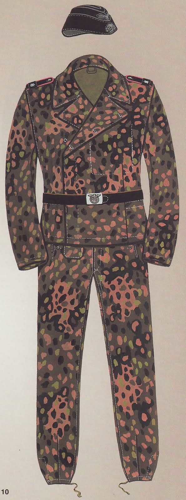 NAZI JERMAN: Seragam Panzertruppen dan Sturm-Artillerie Wehrmacht