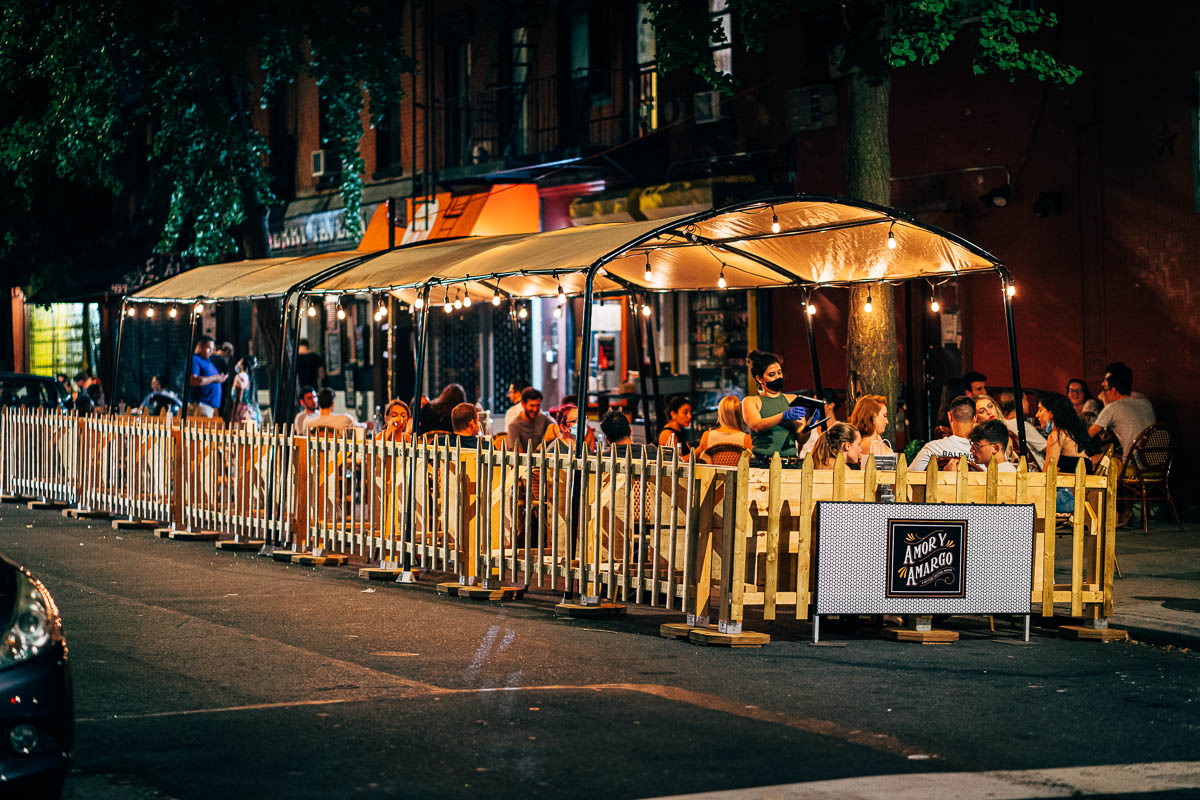EV Grieve: One month on, a look at curbside dining in the East Village