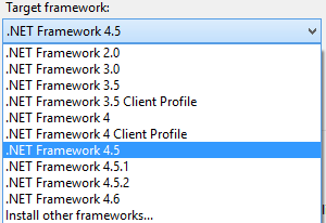 Living and breathing the world of Microsoft: .NET Framework versions supported by Visual Studio 2015