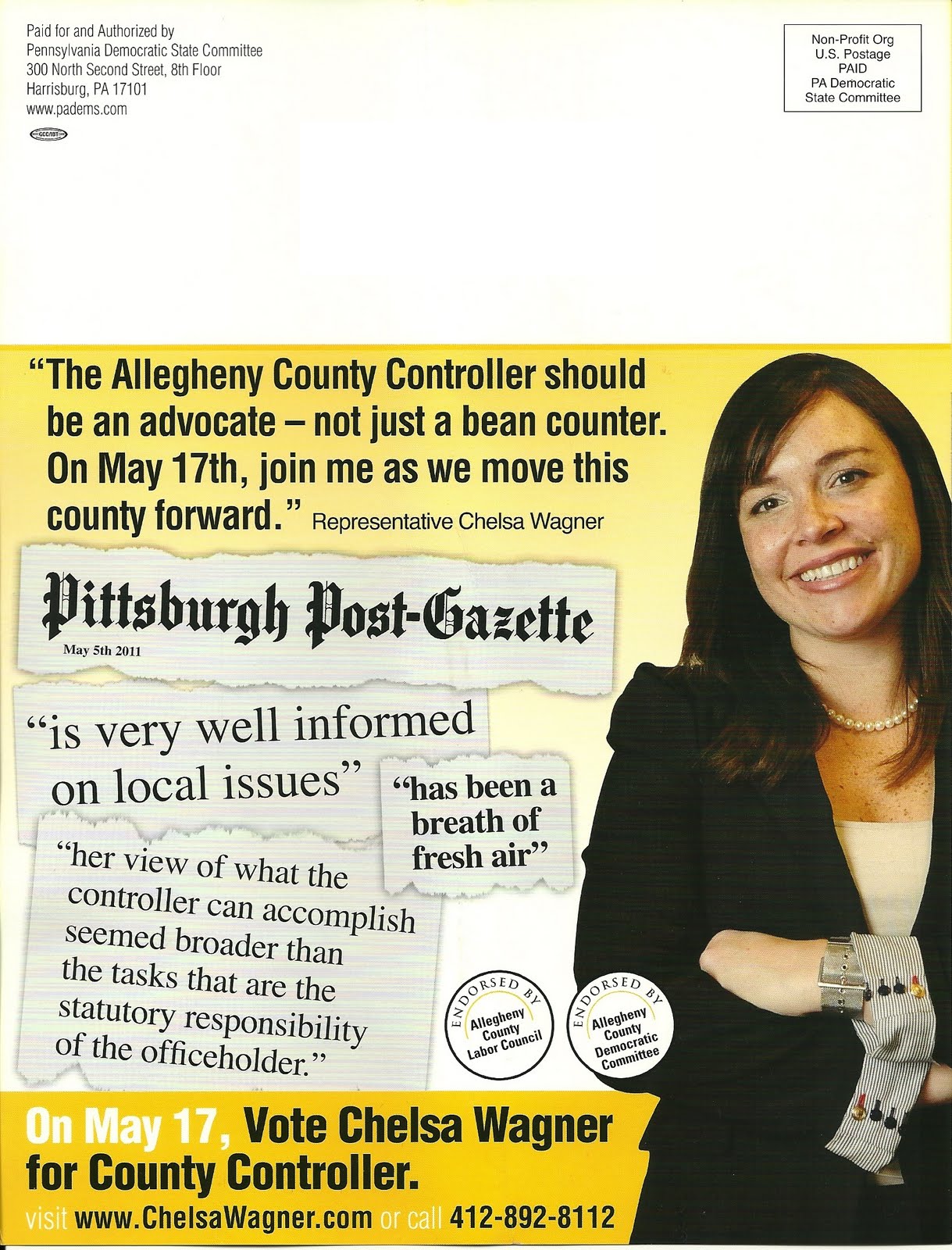 North Pittsburgh Politics: May 2011