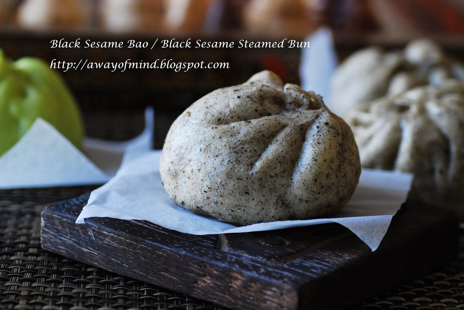 Awayofmind Bakery House: Green Tea Bao and Black Sesame Bao