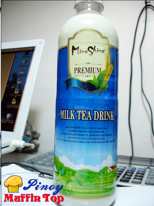 Mine Shine Milk Tea ( Pinoy Muffin Top - The Pleasure of Eating )