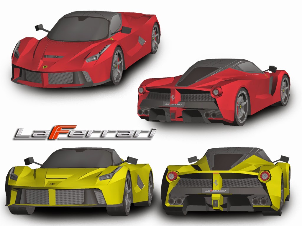 Wongday Papercraft: LaFerrari