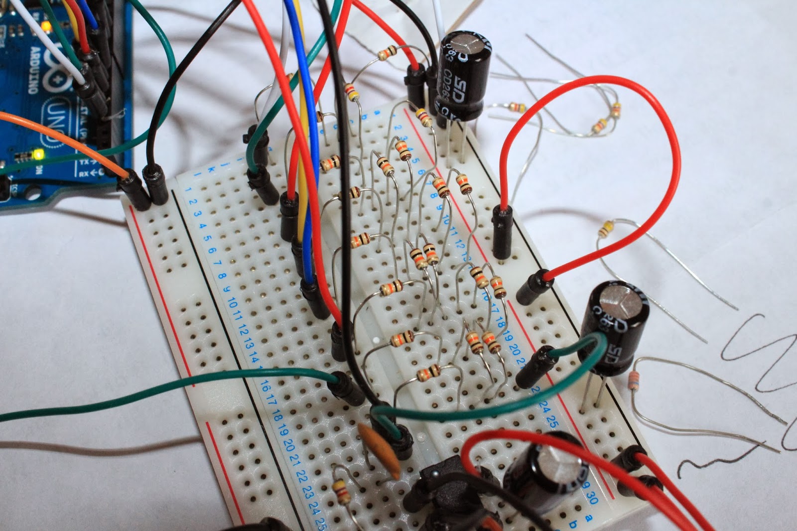 Pure C Arduino: Arduino R-2R ladder Audio DAC