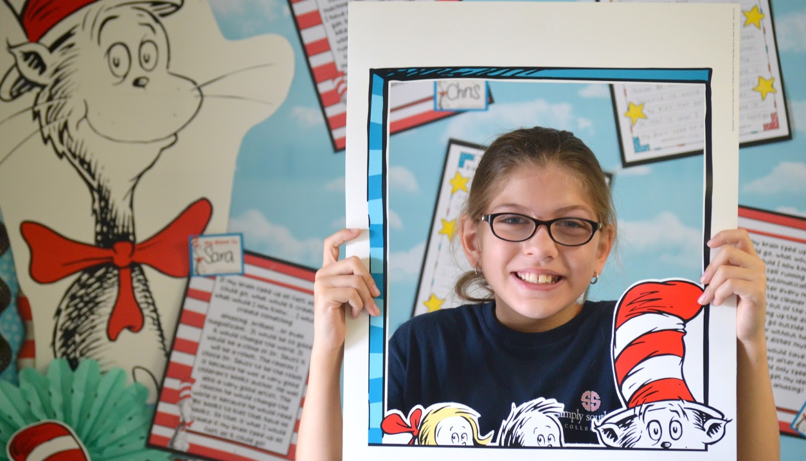 Dr. Seuss Bulletin Board inspiration - Simply Sprout