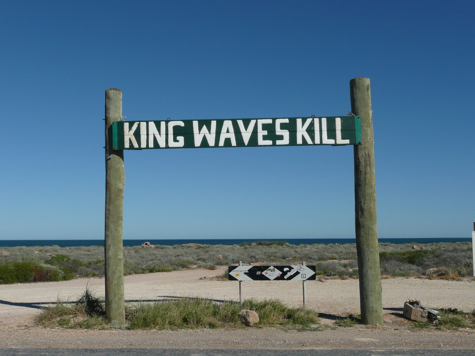 Nele & Andrew Around Oz: Point Quobba Campsite, WA (North of Carnarvon)