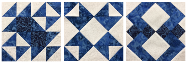 Hand Made Karma: Blue & White Sampler - Eight Inch Blocks Complete