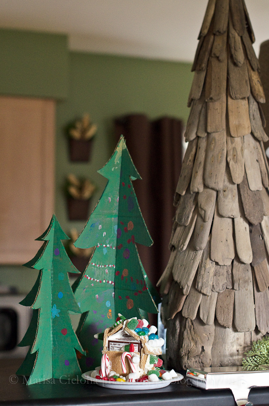 make happy: 347/366 cardboard trees