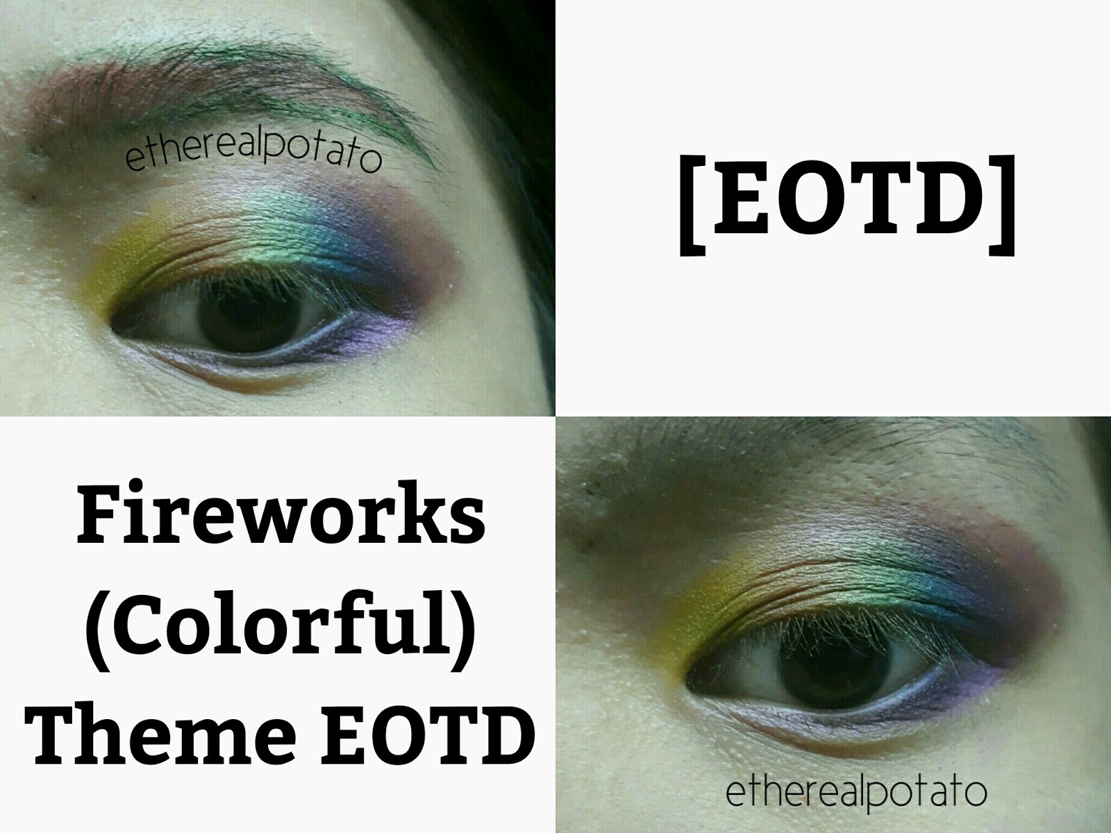 [EOTD] Fireworks Theme EOTD (Colorful) - Ethereal Potato - Ellen Lim