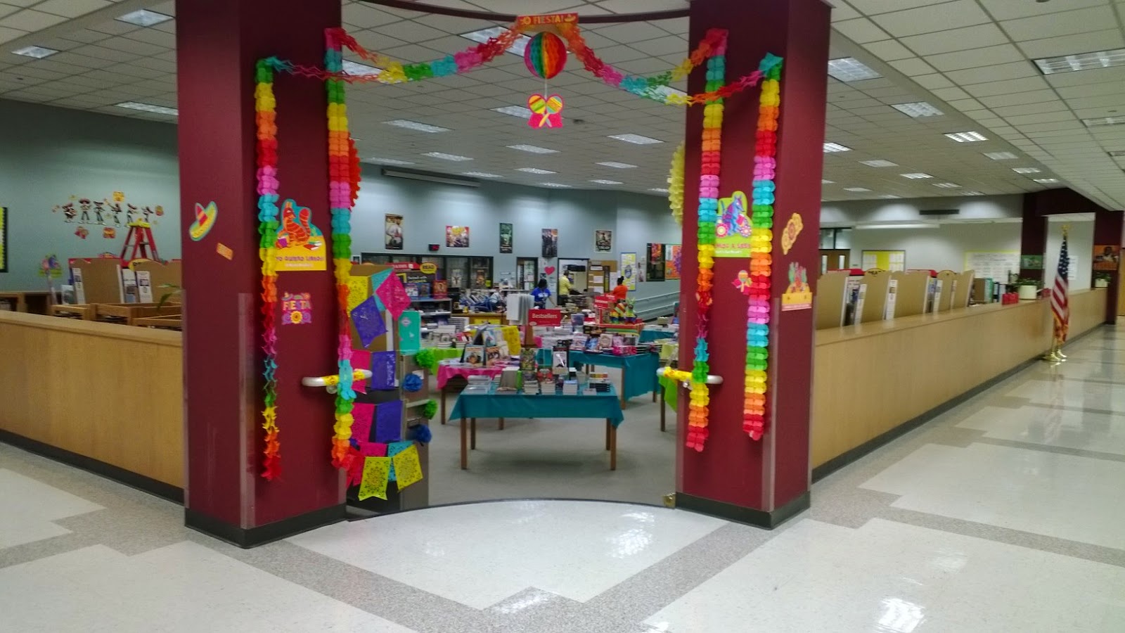 The Library Lady: Fiesta Book Fair and Library Displays