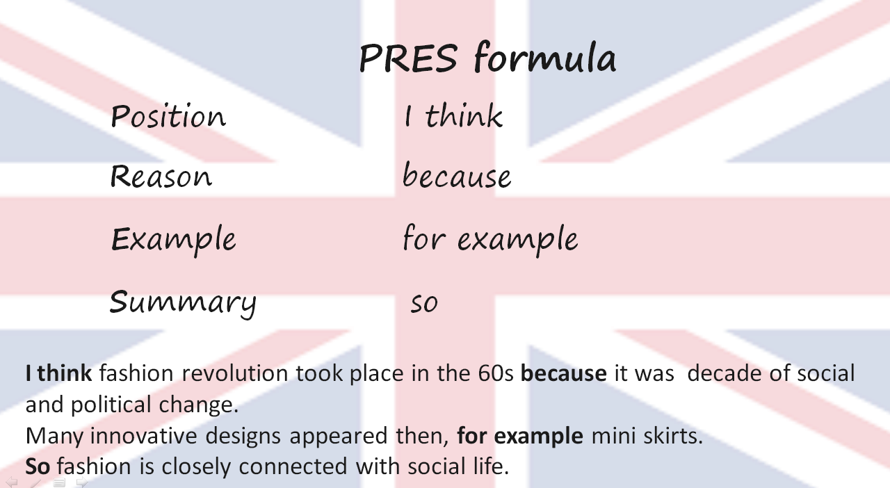 Forward 10: PRES formula