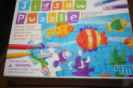 My Adam ... & Aleesya: Puzzle Untuk Hadiah Harijadi Anak