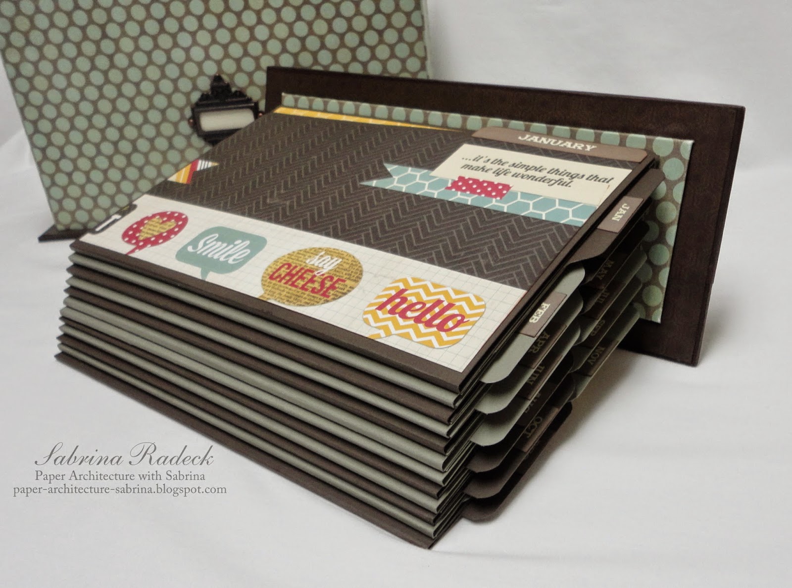 Hanging Calendar Mini in a Box | Aspiring to Creativity