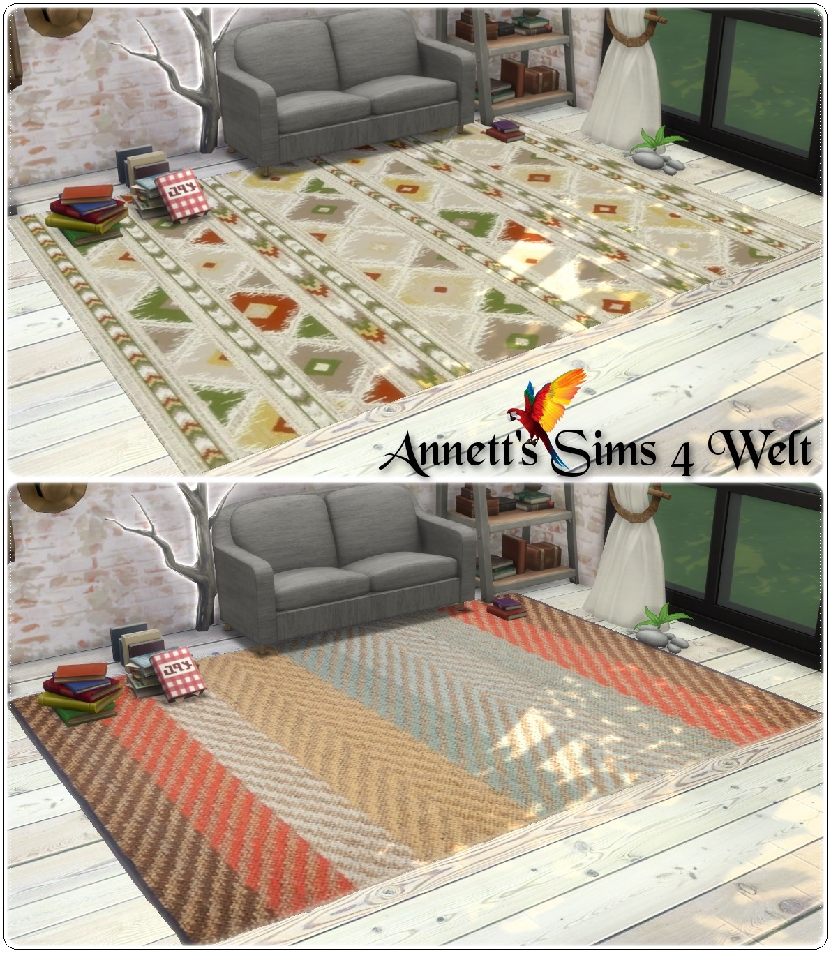 Annett's Sims 4 Welt: Collection Rugs "Misc."