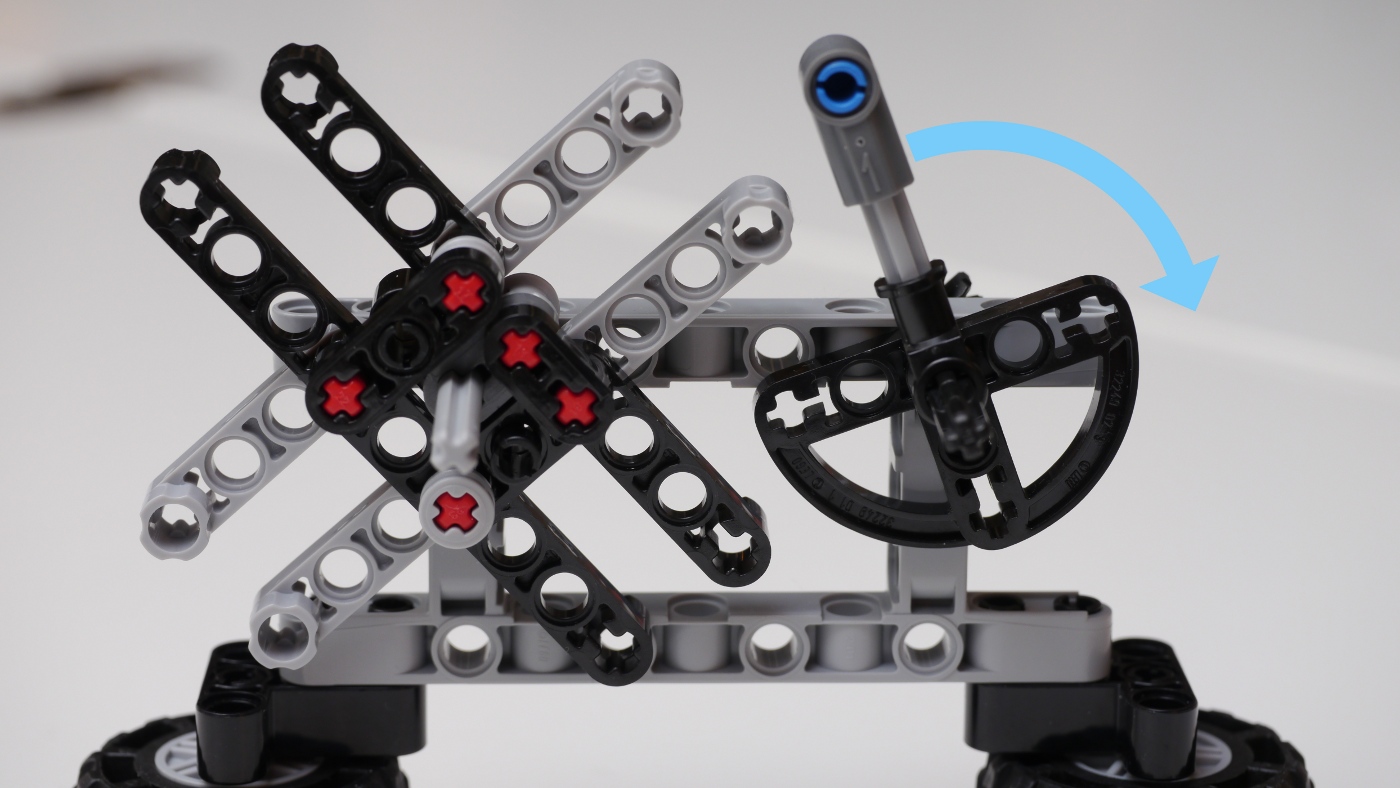 Lego Technique: Geneva drive in Lego Technic