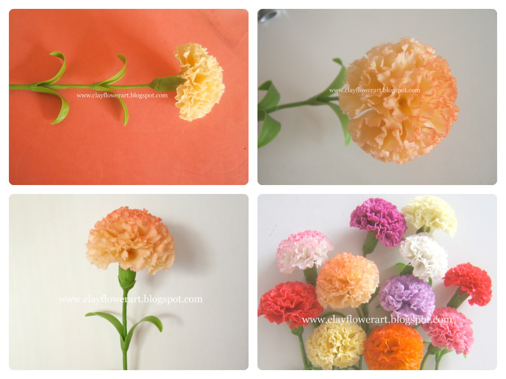 Carnation Tutorial - Clay Flower Art