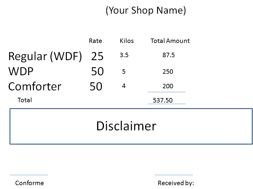 Laundry Business Online: How to Make Job Order Form