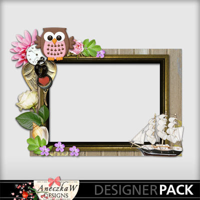 Travel Cluster Frame Freebie