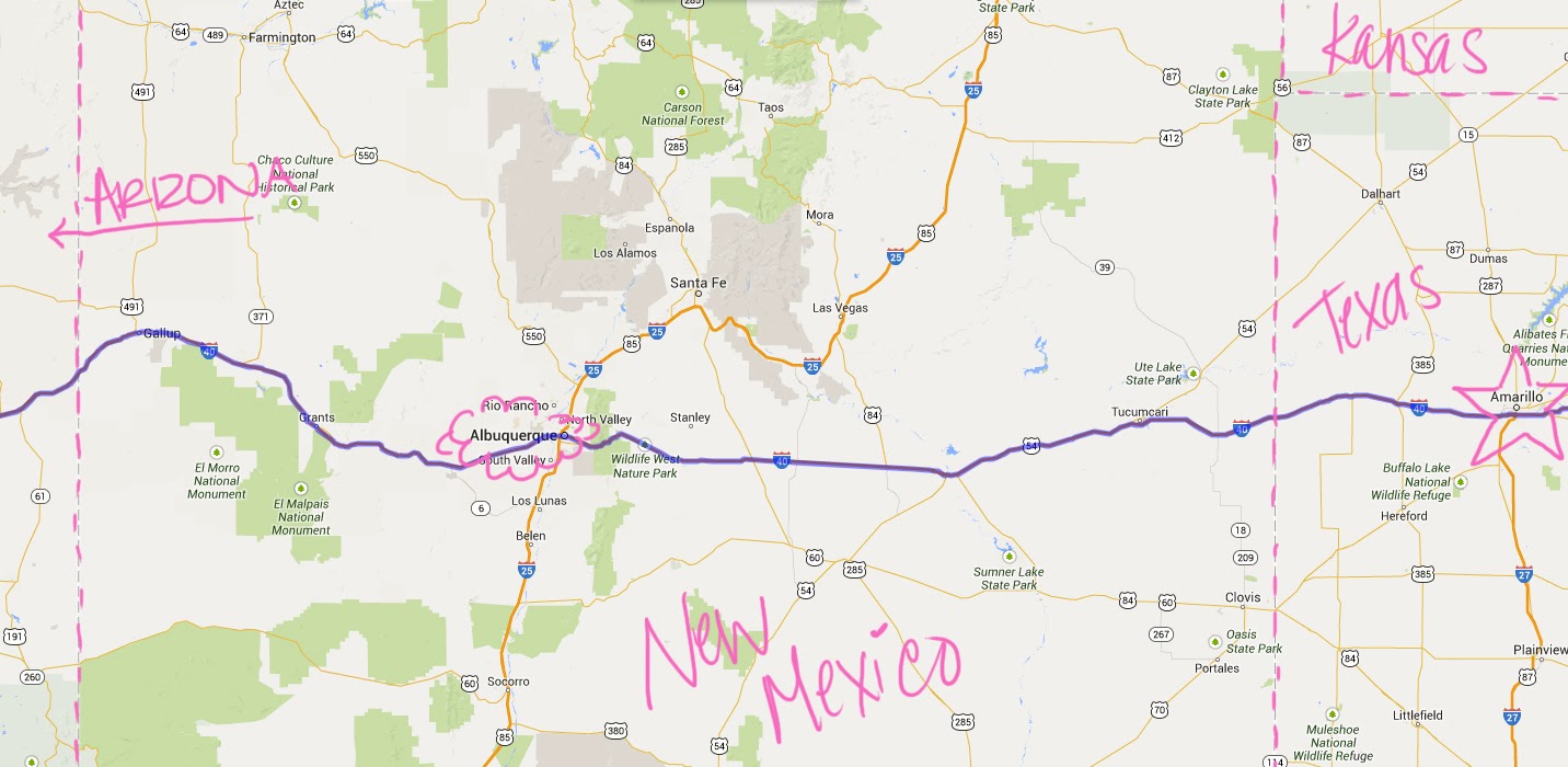 Map Of Texas And New Mexico Highways - United States Map