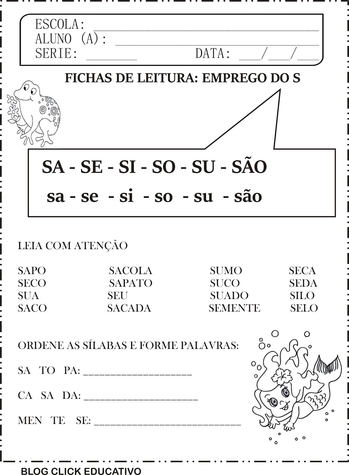 Ficha De Leitura Ss - BRAINCP