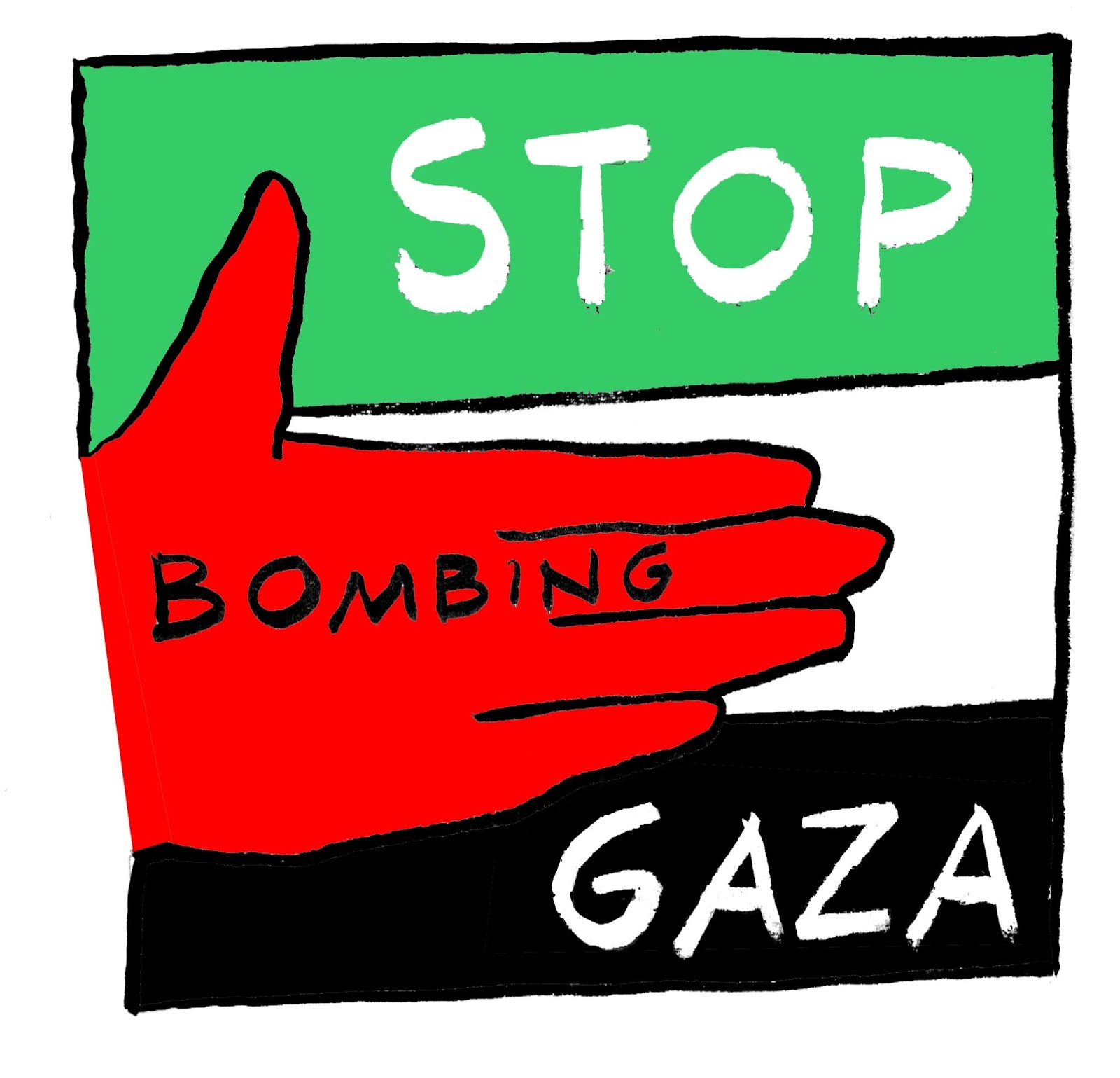 Stop Bombing Gaza - ChannelDraw