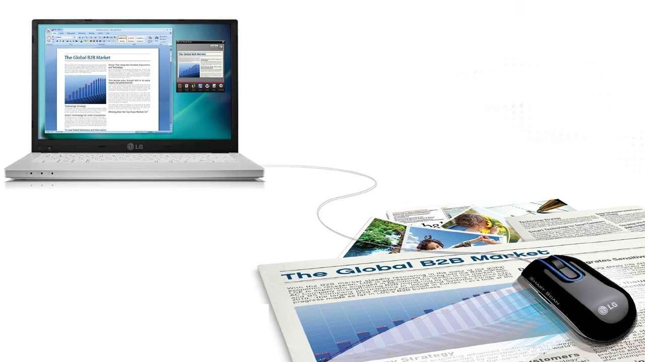 Technology World: LG launches world’s first ‘Drag and Share’ mouse scanner.