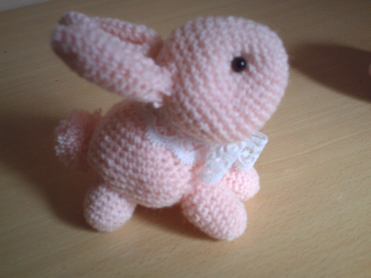 Amigurumis Amorosos: La coneja Teresa, coneja amigurumi color rosa