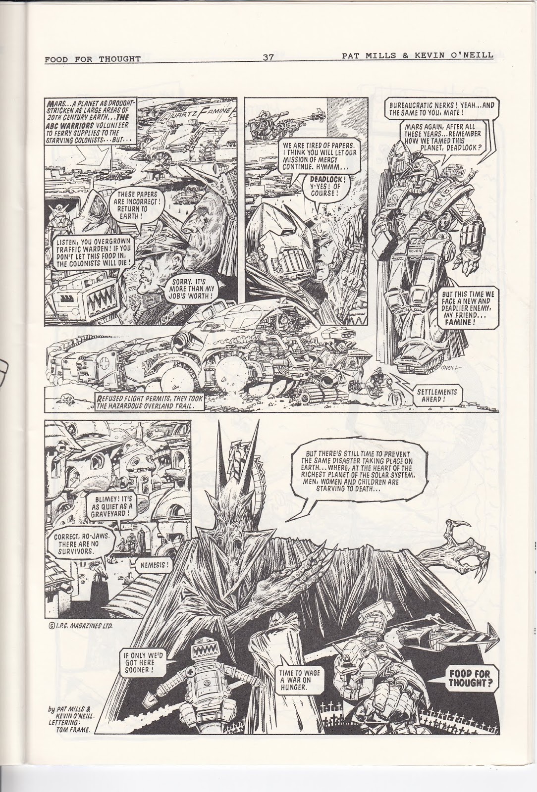 Boys Adventure Comics: Food for thought comic - part 2