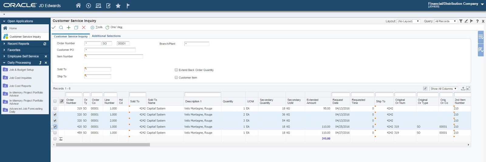JDE & More: [JD Edwards] Loop All Grid Rows