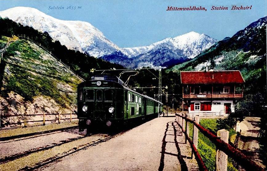 transpress nz: early scenes on the Mittenwaldbahn, Austria-Germany