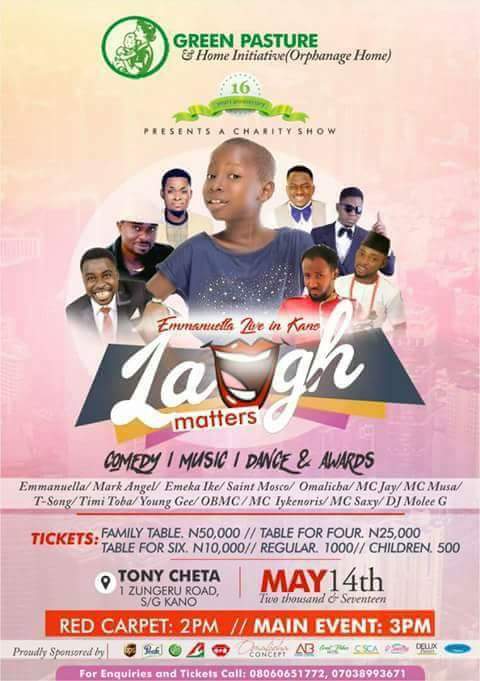 FEMI AJE BLOG : COMEDY KID..EMMANUELA, MARK ANGEL, EMEKA IKE STORMING KANO.