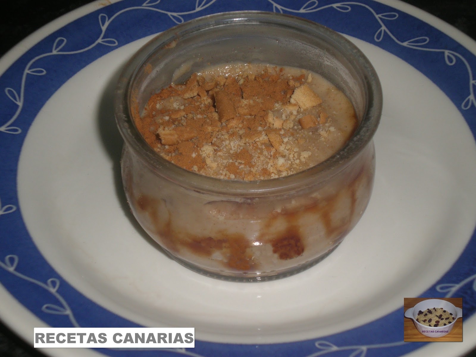RECETAS CANARIAS: CREMA DE GOFIO CON CARAMELO