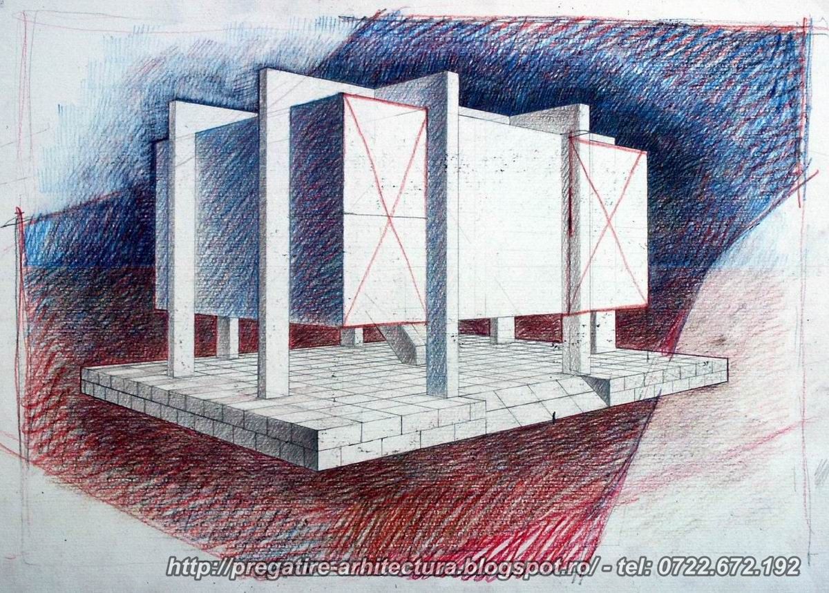 Pregatire pentru Facultatea de Arhitectura: Desene din programul de ...