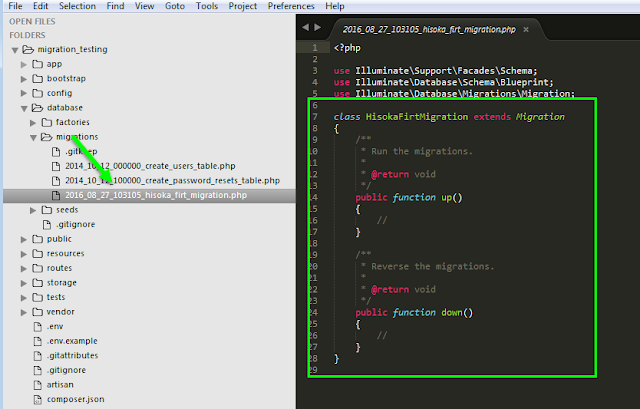 Dimensi TutupBotol: Playing with PHP Artisan Migration Commands in Laravel 5.3 - Generating ...